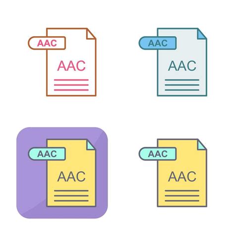 Aac Vector Icon 34150485 Vector Art At Vecteezy