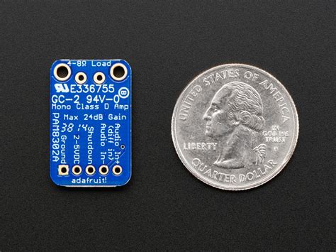 Adafruit Mono 25w Class D Audio Amplifier Pam8302 Electronics In