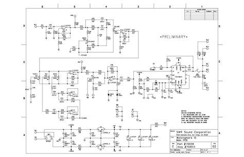 Discover The Schematic For The Swr Bass 350