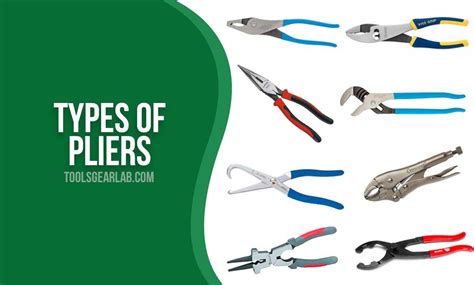 30 Different Types Of Pliers With Pictures Toolsgearlab
