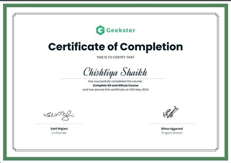 Completed Git And Github Course With Geekster Chishtiya Shaikh Posted On The Topic Linkedin