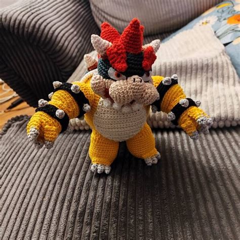Bowser And Bowser Jr Crochet Pattern Bundle ~ Amigurumi Pdf ~ English