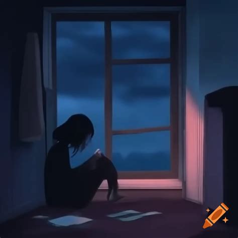 Young Woman Reading A Book Under A Blanket On A Stormy Night On Craiyon