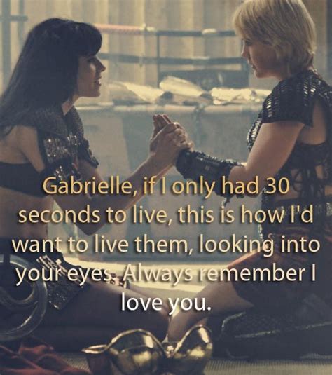 Xena And Gabrielle Love Warrior Princess Warrior Princess Quotes