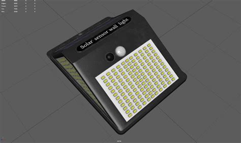 Solar Sensor Wall Light 3d Model By Alenfsl