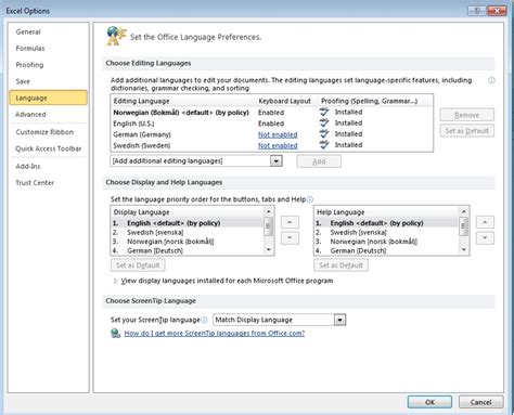 Microsoft Excel Can I Get Vba Error Messages In English Language