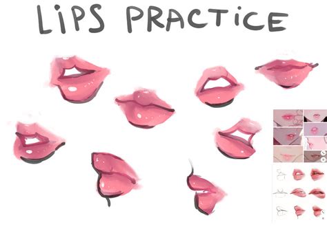 Lips From References By Dachine25 On Deviantart