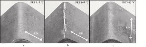 Direct Quenched And Tempered Bend Test Samples A Frt 915 °c