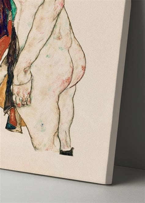 Standing Nude Woman Posters And Prints By Egon Schiele Printler