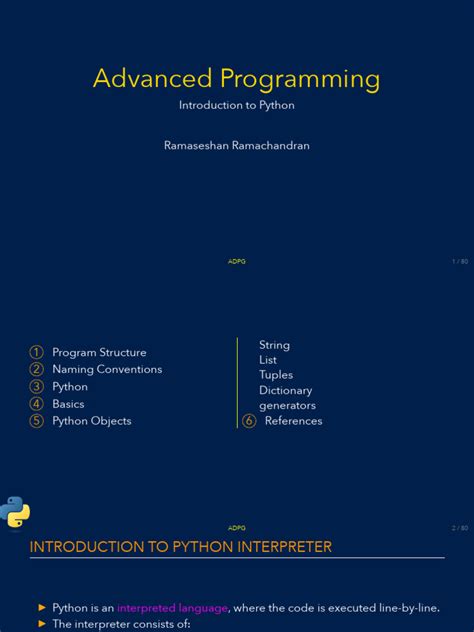 Introduction2python 2 Pdf Control Flow Data Type