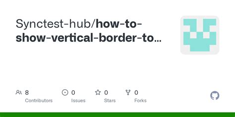Github Synctest Hubhow To Show Vertical Border To The Column Wise Summary Rows In Wpf And Uwp