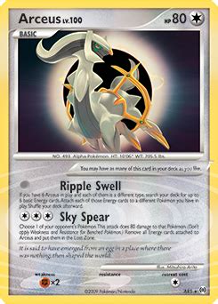Arceus Platinum Arceus Tcg Card Database