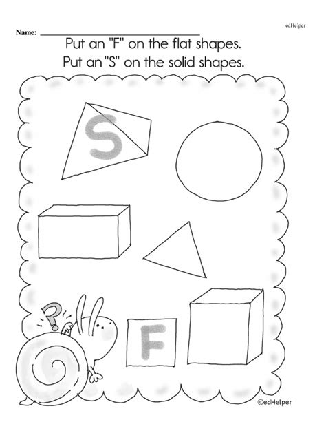 Solid And Flat Shapes Math Chapter Workbook