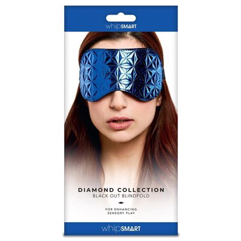Whip Smart Diamond Blindfold Blue Pleasure Me Sex Toys And Vibrators