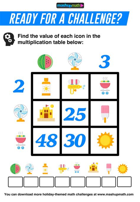 3rd Grade Challenge Math Worksheets 3rd Grade Math Worksheets