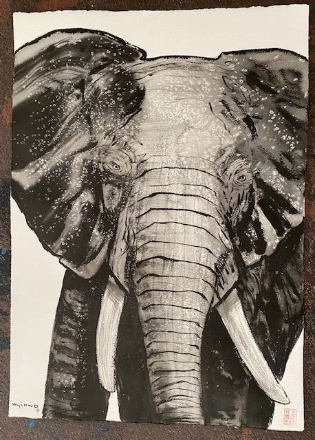 The African Elephant Wyland Worldwide