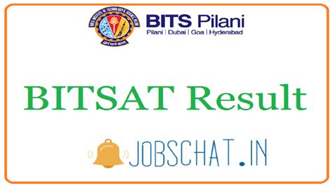 Bitsat Result 2020 20 06 20 Bitsat Scorecard Cut Off