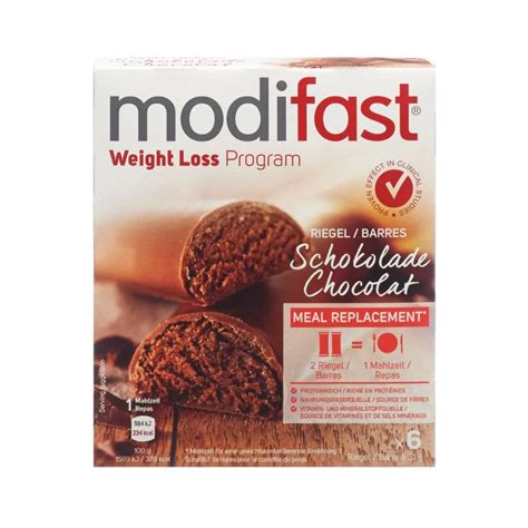 Buy Modifast Chocolate Bar 6x31g Kanela