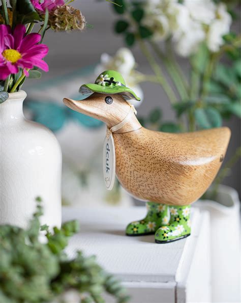 Dcuk Wooden Ducks With Names And Wellies For Sale Ducks N Stuff