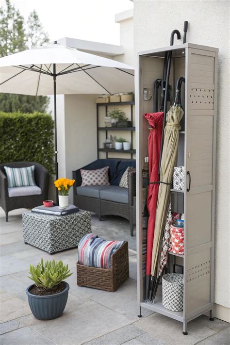 Best Options To Store Your Patio Umbrella Light And Layer
