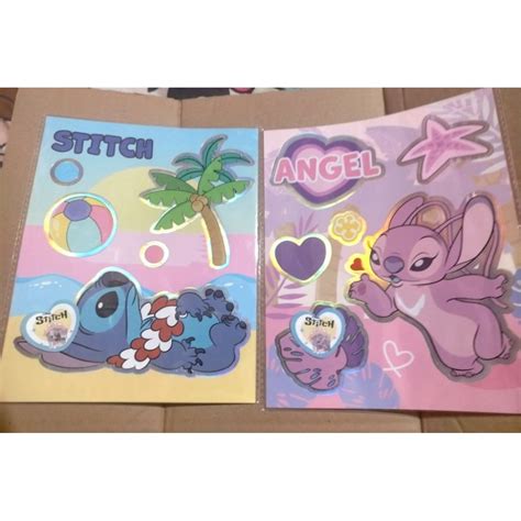 Jual Ohsome X Disney Luggage Sticker Stitch And Angel Stitch Isi 3 Pcs Shopee Indonesia
