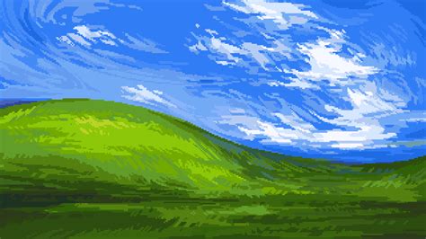 Microsoft Windows Xp Pixel Art 4k And 5k Wallpaper Pixiewall