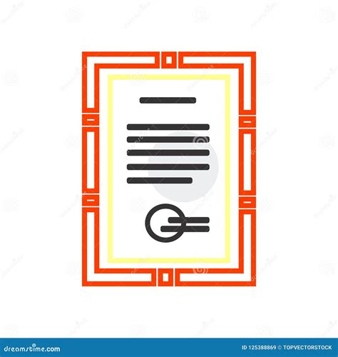 Contract Icon Vector Sign And Symbol Isolated On White Background Contract Logo Concept Stock