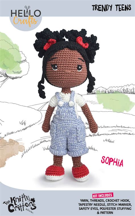 Knitty Critters Trendy Teens Sophia Creative World Of Crafts