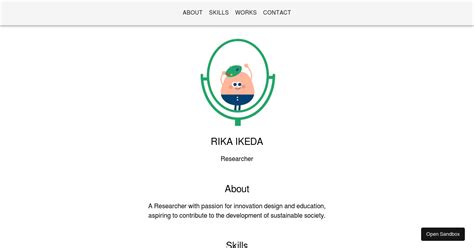 Portfolio Codesandbox