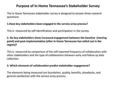 Stakeholder Survey 2013 Updated Ppt