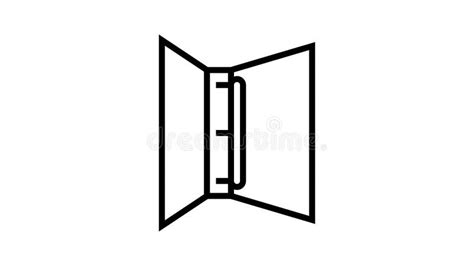 Three Ring Binder Line Icon Animation Stock Video Video Of Glue Folders 262690735