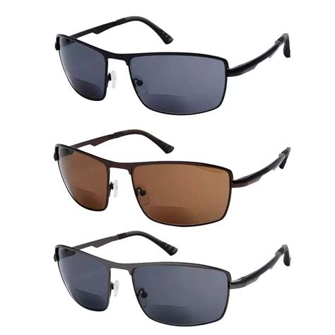 Popular Sunglasses Bifocal Pilot Readers 3 Pack Men
