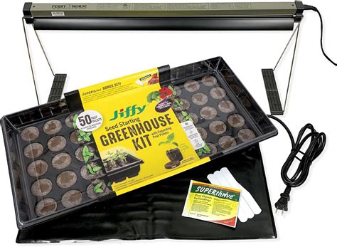 Ferry Morse Your Complete Indoor Seed Starting Kit Including Heat Mat T5 Grow