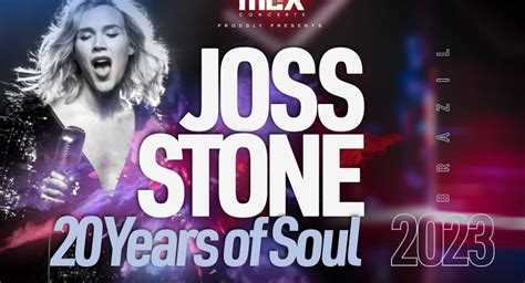 Joss Stone Anuncia Shows De Sua Turnê Mundial 20 Years Of Soul World