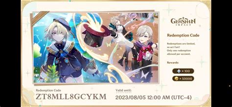 Code Primos Gemmes Genshin Impact Hoyolab