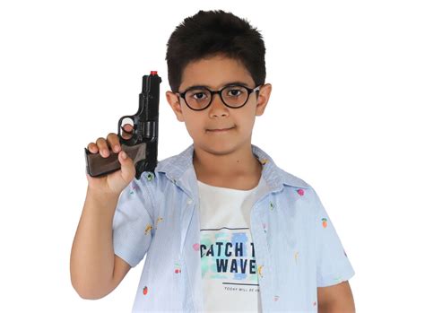 اسباب بازی فقط توی توی Toy Toy کلت پلیس مشکی فلزی Gonher