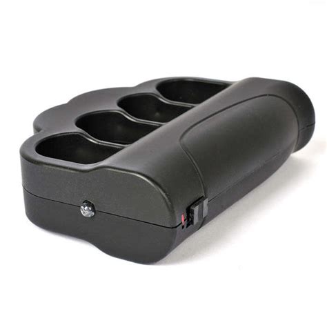 Us 4999 Rechargeable Knuckles Taser High Voltage Stun Gun Self