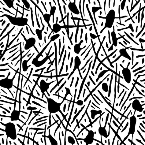 Premium Vector Black And White Scribble Pattern