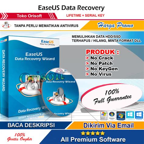 Jual Easeus Data Recovery Wizard 162 Pro Terbaru 2023 13 Plus Pro