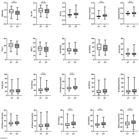 Figure 1 From Single And Dual Task Gait Performance And Their