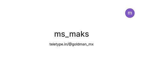Msmaks — Teletype