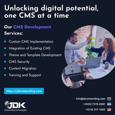Jdk Outstanding Technologies On Linkedin Innovate Your Online Journey With Our Cms Expertise 🚀