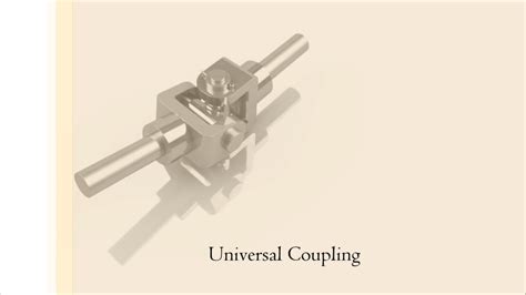 Universal Coupling Assembly Animation Shaft Couplings Autodesk