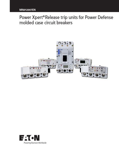 Eaton Pxr Trip Units Pdf