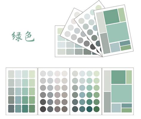 76pcs Round Color Coding Circle Dot Sticker Labels Grandado