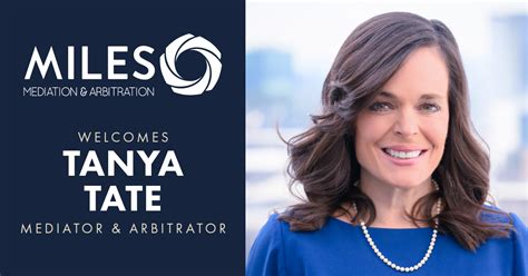 Tanya Tate Joins Atlanta Panel Of Miles Mediation And Arbitration Miles