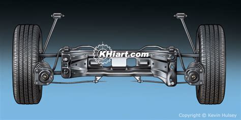 Truck Suv And Car Chassis Undercarriage Or Ladder Frame Illustrations