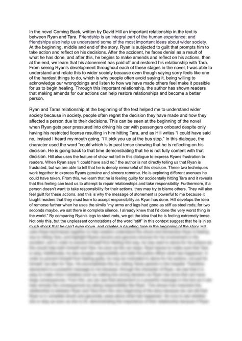 Ncea Level 1 English External 17 Visual Text Essay English Level 1