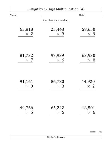 6th Grade Multiplication Worksheets Pdf Times Tables Worksheets