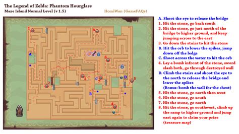 The Legend Of Zelda Phantom Hourglass Maze Island Normal Map Map For